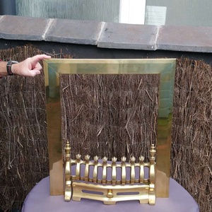 FreelyWheely: Brass gas fire front and surround
