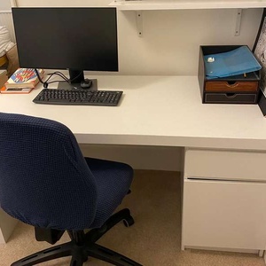 FreelyWheely: Desk (IKEA Malm)