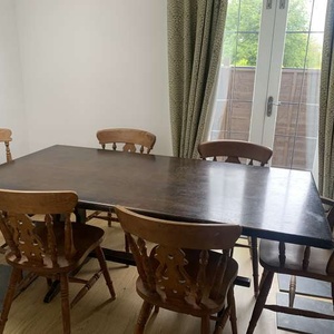 FreelyWheely: Kitchen table and chairs solid wood