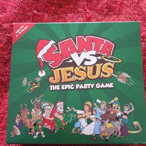 FreelyWheely: Santa V Jesus party game