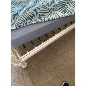 FreelyWheely: Large double Metal Bed Frame