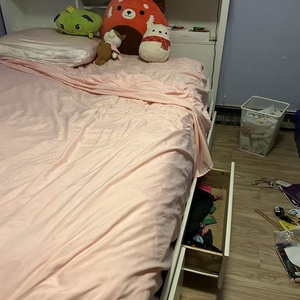 FreelyWheely: White Captain Bed - Full