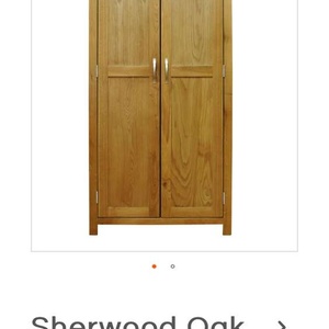 FreelyWheely: Flash sale - stylish solid wood John Lewis wardrobe