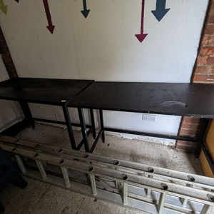 FreelyWheely: 2 Black Tables