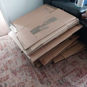 FreelyWheely: Cardboard boxes