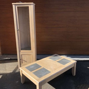 FreelyWheely: Corner Display unit and Coffee Table