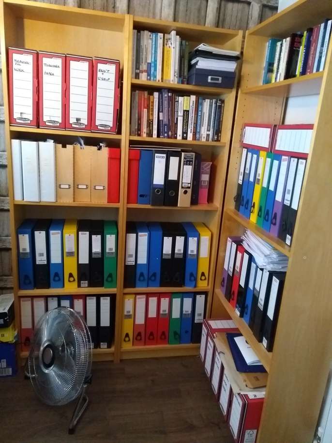 FreelyWheely: 3 Billy bookcases beech to give away