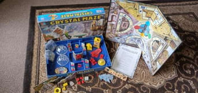 FreelyWheely: Vintage crystal maze board game