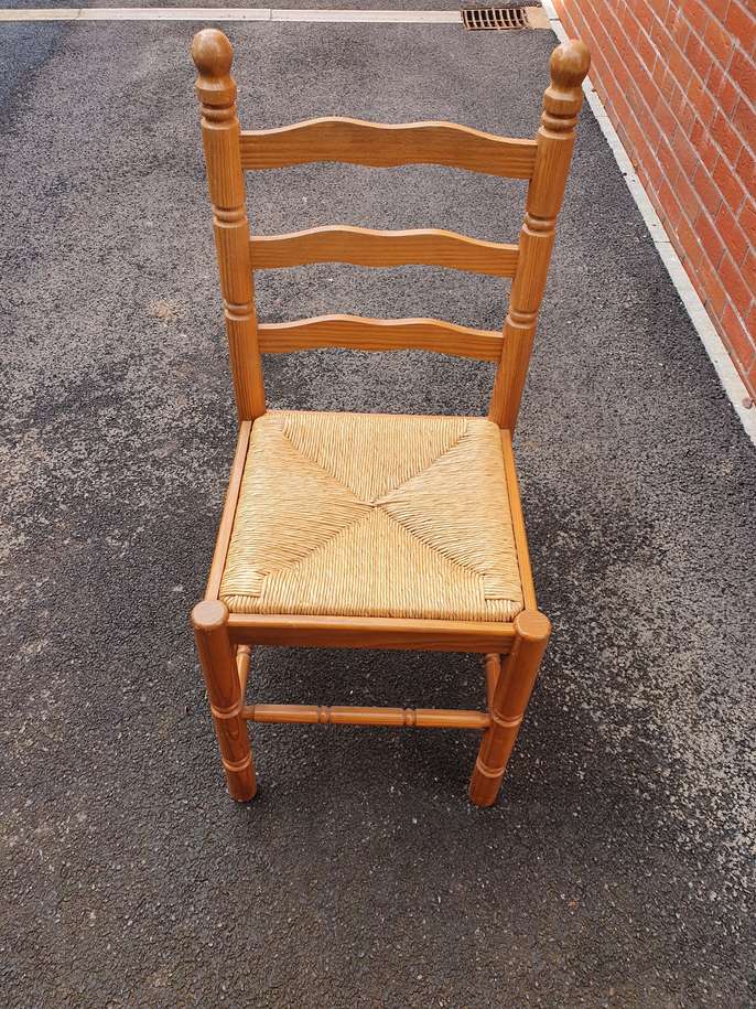 FreelyWheely: One pine chair