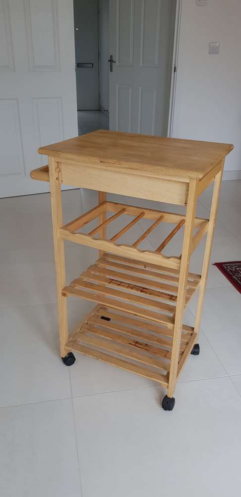 FreelyWheely: Wooden Kitchen Trolley