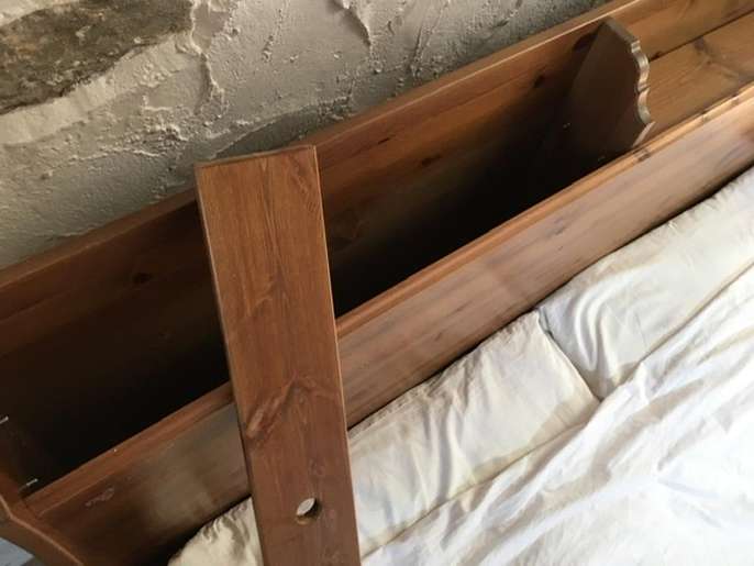 FreelyWheely: IKEA solid wood double bed