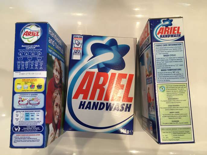 FreelyWheely: Ariel Handwash Powder