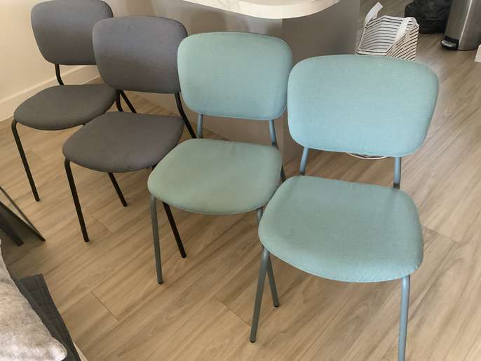 FreelyWheely: 4 x IKEA Kaljan chairs