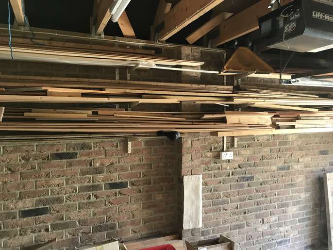 FreelyWheely: Assorted planed and unplaned wood lengths