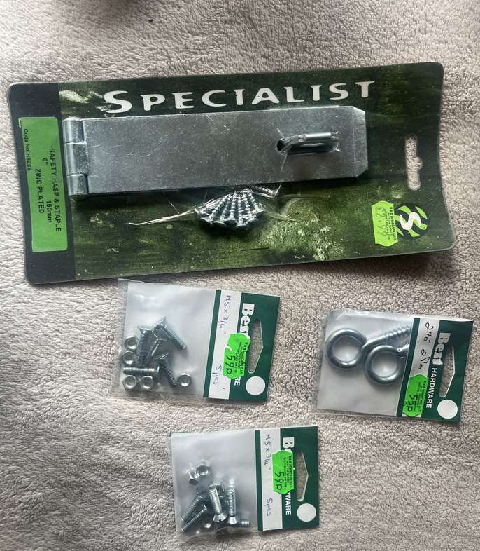 FreelyWheely: Hardware items