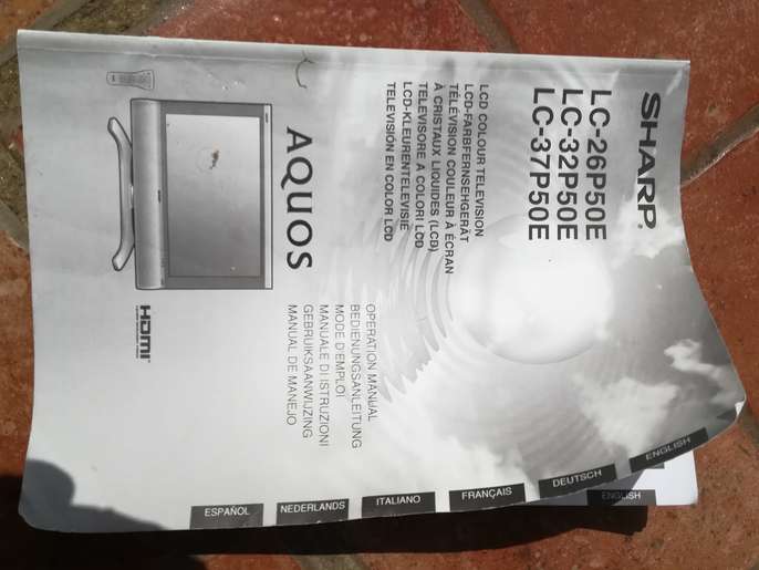 FreelyWheely: Sharp TV LC-26P50E