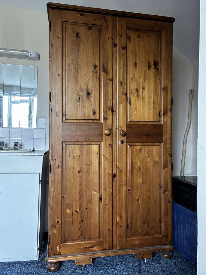 FreelyWheely: Pine Wardrobe