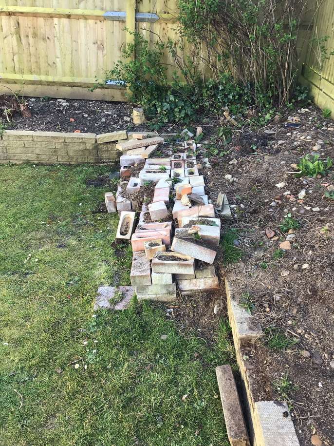 FreelyWheely: Pile of bricks