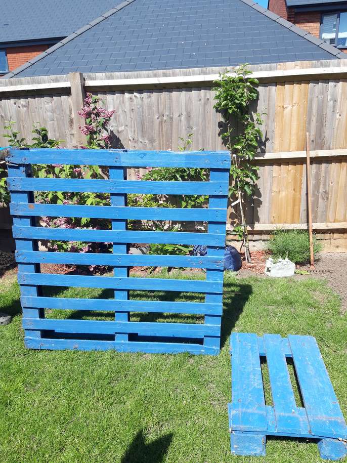 FreelyWheely: Painted pallets