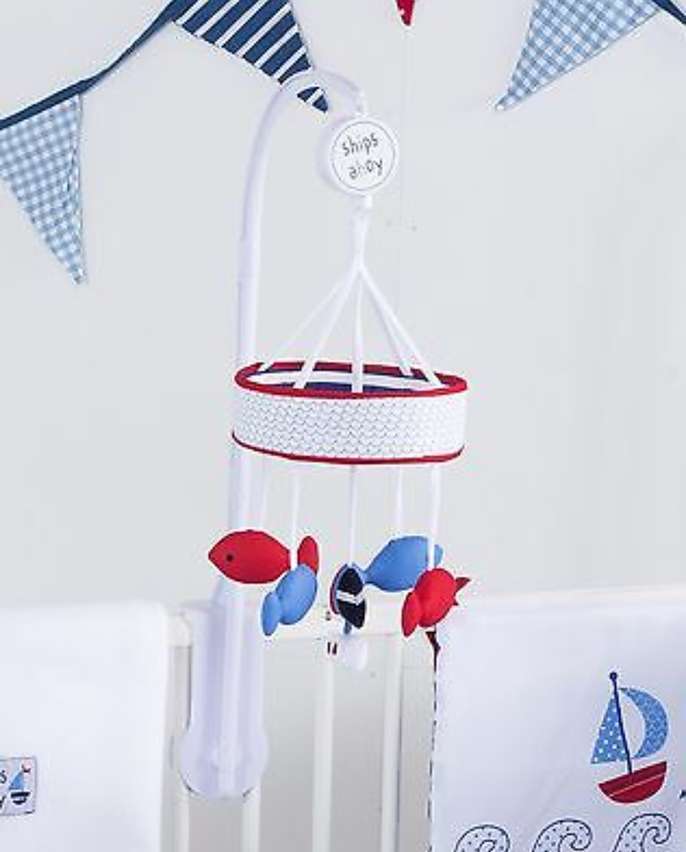 FreelyWheely: Free cot mobile and bedding - nautical / sea / boat theme