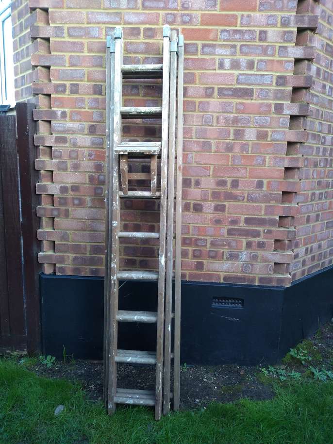 FreelyWheely: Wooden Ladder