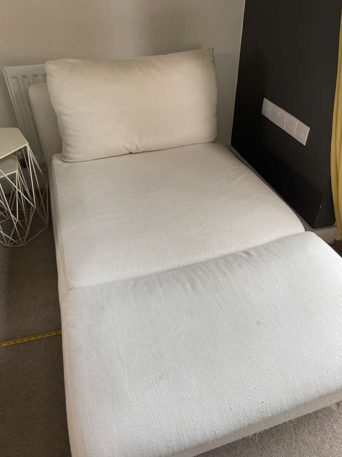 FreelyWheely: IKEA SODERHAMN 4 seat sofa & chaise - cream/off white