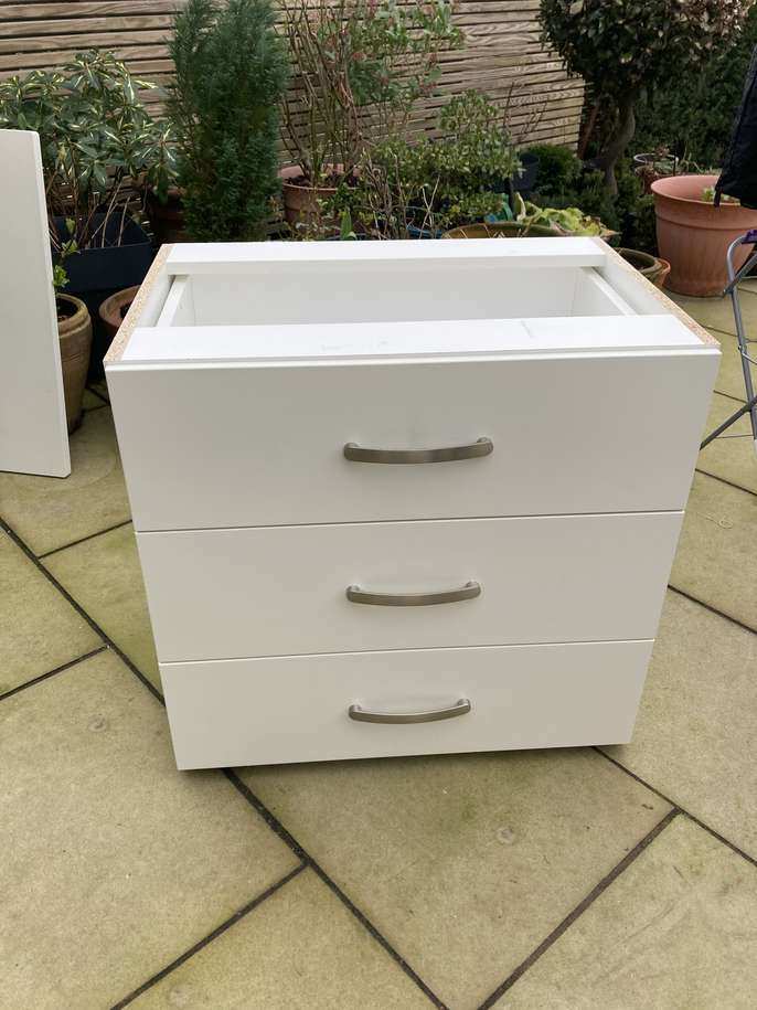 FreelyWheely: Set of built in drawers