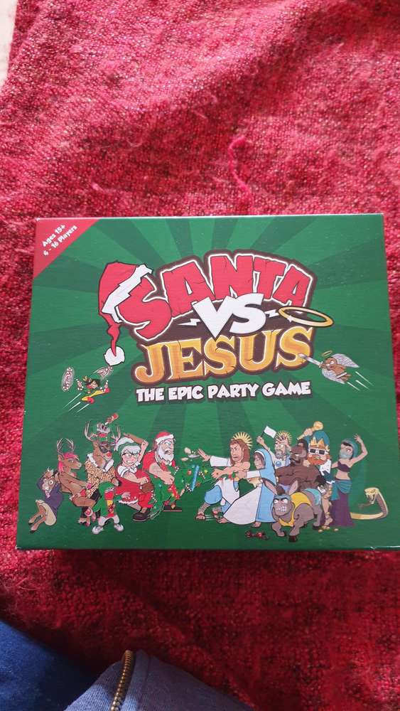 FreelyWheely: Santa V Jesus party game