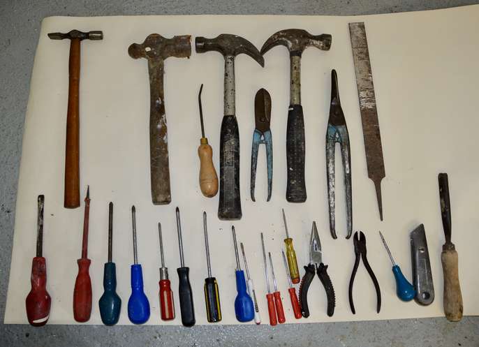 FreelyWheely: Selection of surplus tools