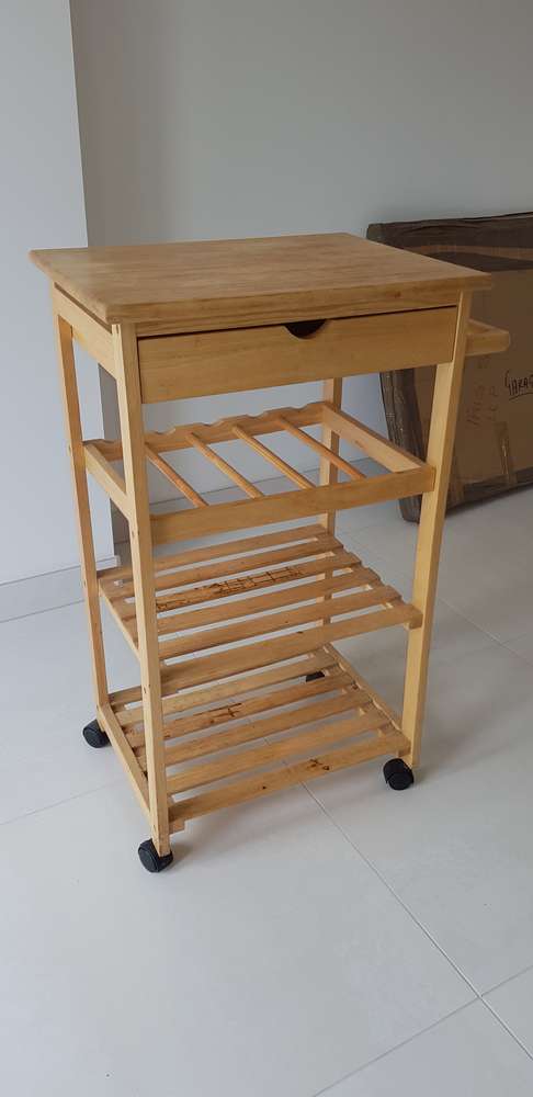 FreelyWheely: Wooden Kitchen Trolley