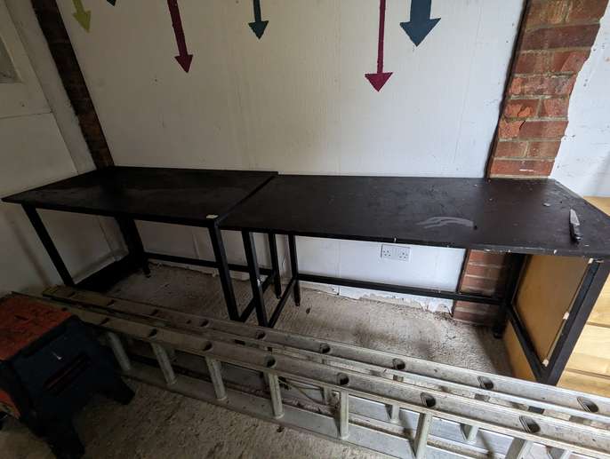 FreelyWheely: 2 Black Tables